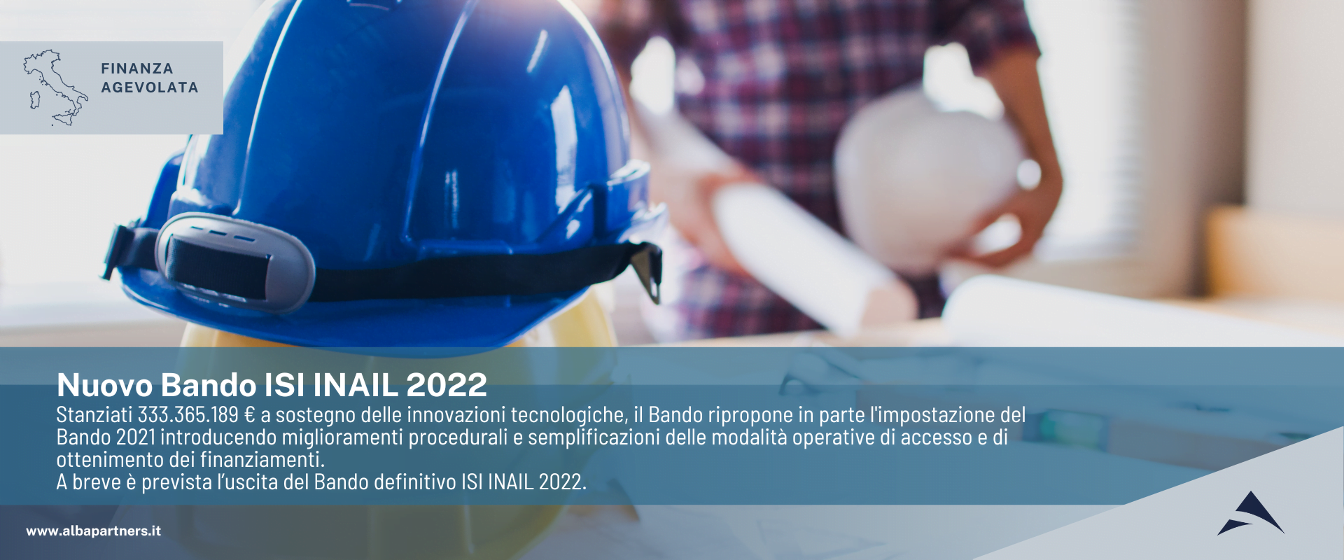 Nuovo Bando ISI INAIL 2022 - Alba Partners